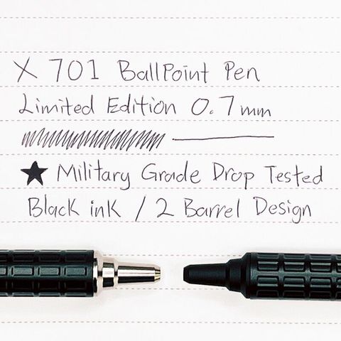 Zebra X-701 Metal Tactical Ballpoint Pen Limited Edition – LuckyTulis