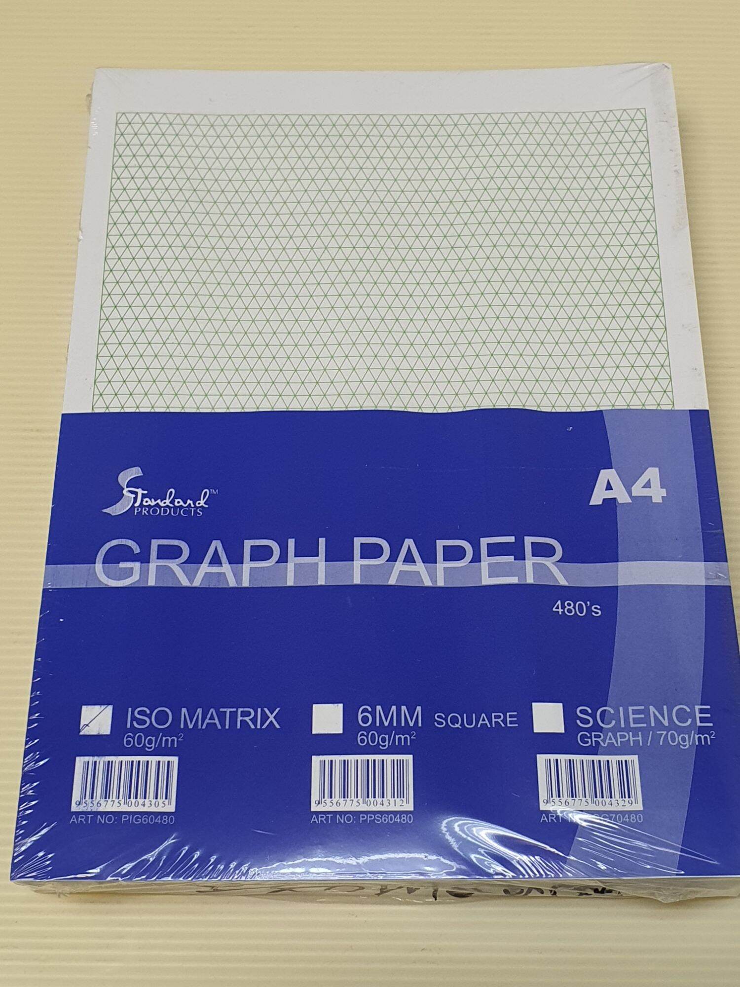 Graph Paper ISO Matrix Graph Isomatric Science Graph 60gsm 480sheets
