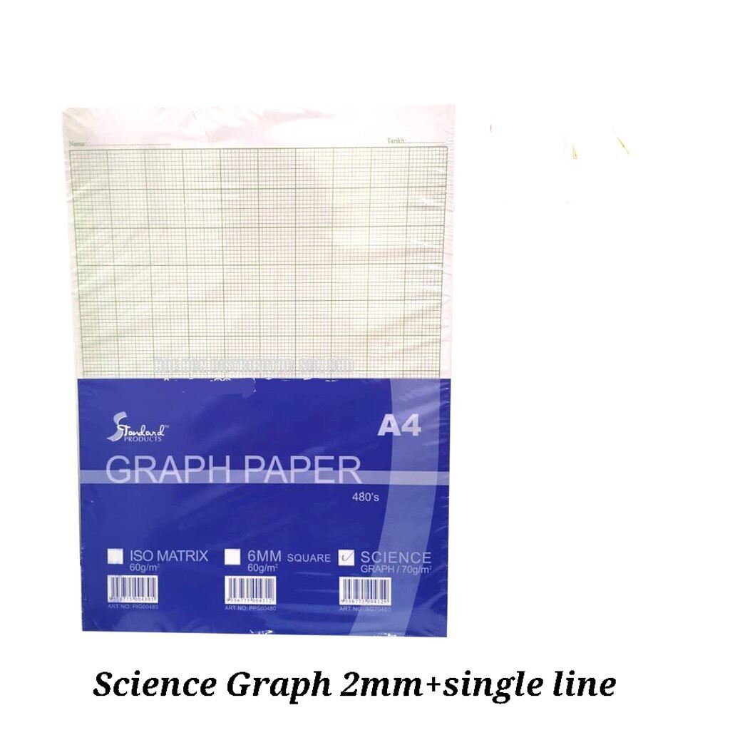 Graph Paper ISO Matrix Graph Isomatric Science Graph 60gsm 480sheets