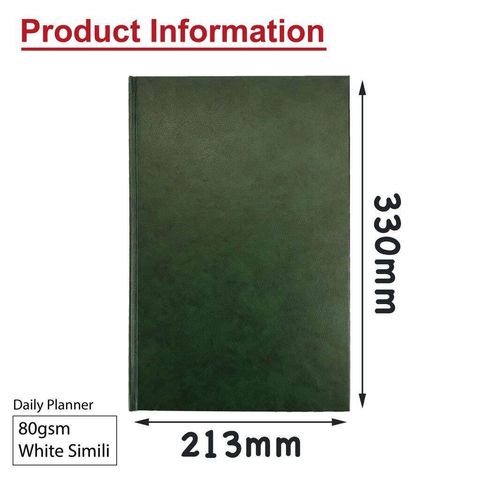 2026 Foolscap Diary F4 Hard Cover – LuckyTulis