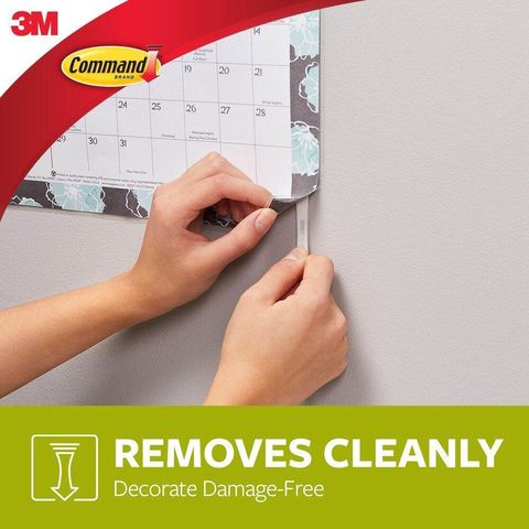 3M Command Poster Strips - Damage Free Removable Hanging Strips w ...
