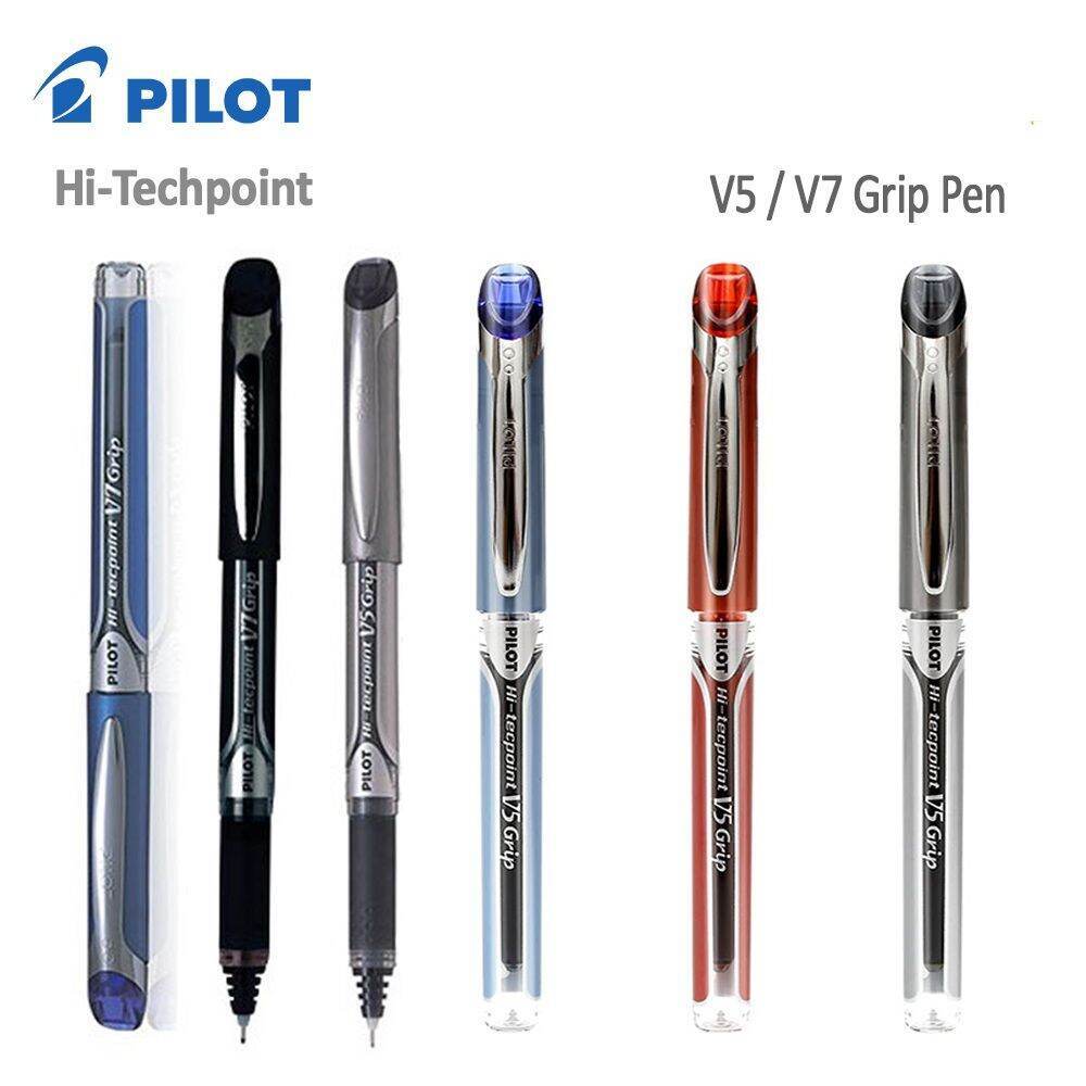 Pilot Hi-Techpoint Grip V5 / V7 Pen ( black / blue ) BXGPN-V5 V7 V10