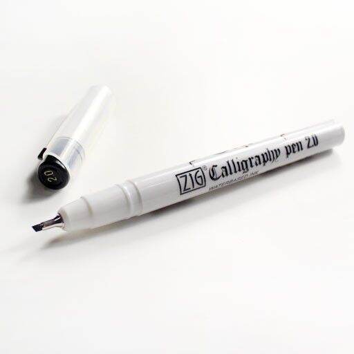 CALLIGRAPHY PEN / ZIG CALLIGRAPHY PEN / 1.0MM / 2.0MM / 3.0MM / CHISEL TIPS