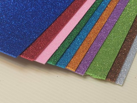 A4 EVA Colour Sponge 20x30cm EVA Form Glitter or No Glitter – LuckyTulis