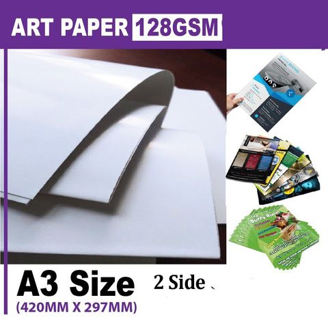 Art Paper for Printing 105/128/157gsm 250sheets / Art Card 210/230/250 ...