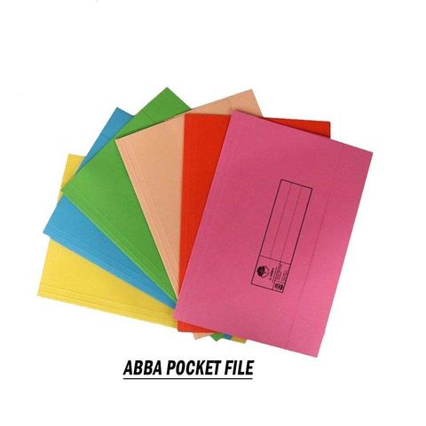 Abba Pocket File Manila Card No.222 Finepap Dark Color Pocket File ...