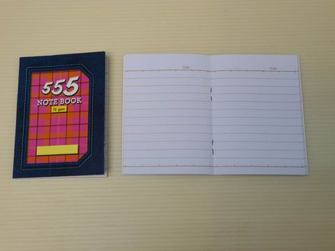 Note Book 555 Buku Kecil Notebook Buku Nota 555 – LuckyTulis