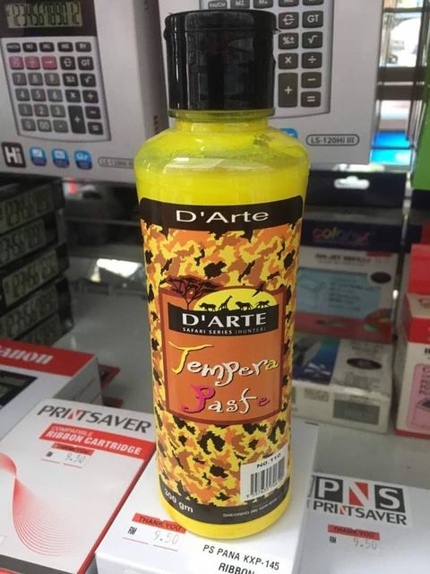 D'arte Tempera Paste 300gsm Watercolour – LuckyTulis
