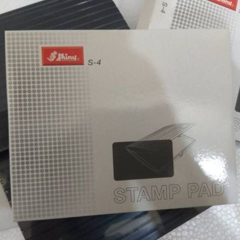 Shiny Extra Large Stamp Pad, Felt, Plastic Cover, S4-F , 5" X 7", UnInk ...