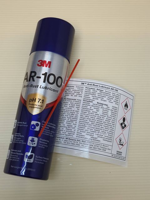 3M AR-100 Anti-Rust Lubricant 266ML – LuckyTulis