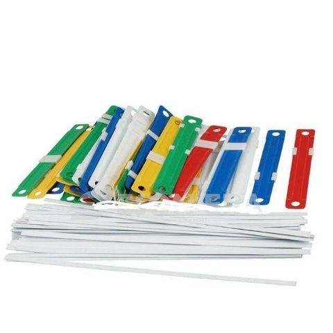 Paper Fastener Plastic 50pcs 1box Mix Color / White – LuckyTulis
