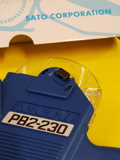 Sato PB2-230 Double Line Price Labeller Gun 10+10 Digits / 10 alphabets ...