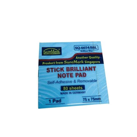Stick On Note Pad Sticky Suremark 3x3inch 76x76mm Fluorescent – LuckyTulis