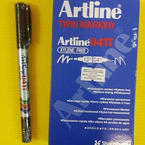 Artline 041T TWIN TIP MARKER | 0.4mm & 1mm line width Dual Nib ...