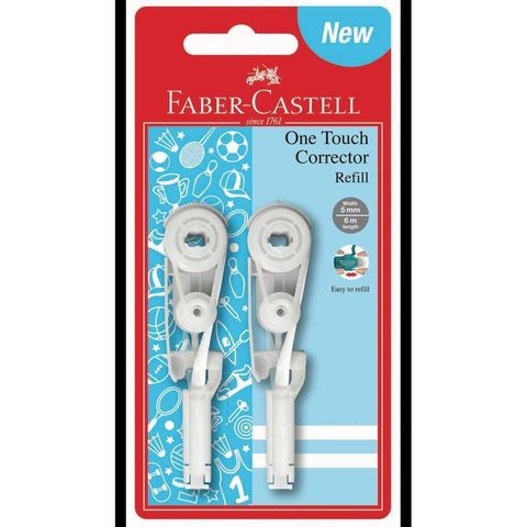 Faber Castell One Touch Corrector/ Correction Tape / Refill 5mm x ...