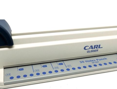 Carl 30-Hole Paper Punch "Glisser" (SP-30N, 30 Holes / A4) – LuckyTulis
