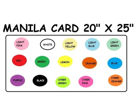 Manila Card 20x25inch 160gsm / 230gsm – LuckyTulis