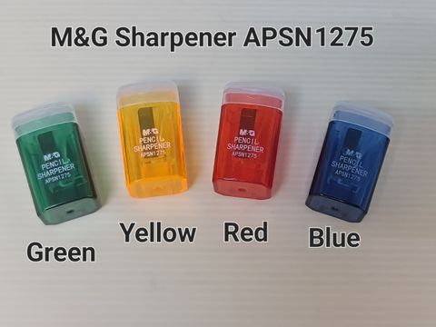 M&G Single Hole Storage Pencil Sharpener Colourful Student Sharp ...