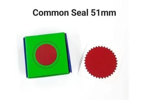 Hallo Common Seal Sticker Certificate 51mm – LuckyTulis
