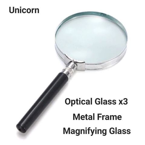 Unicorn Magnifying Magnify Metal Frame Optical Glass 3X Power – LuckyTulis