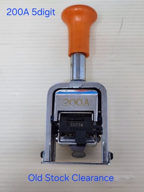 Great Wall 45 Numbering Machine 6-Digit Self Inking Numbering Machine ...