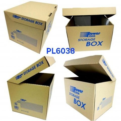 Powerline Storage Box Die-Cut Box Moving Box Document Box Office Box ...