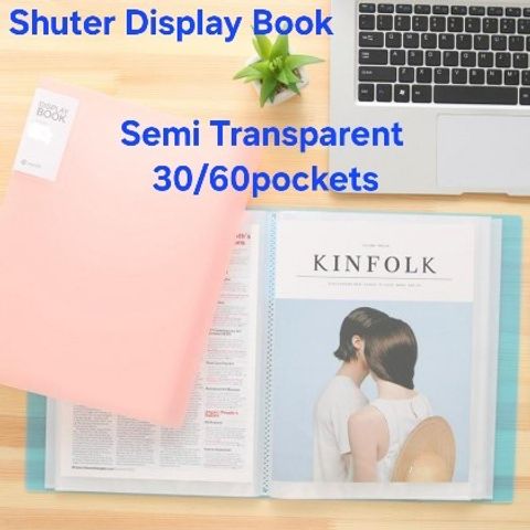 Shuter A4 Fresh Display Book 30 S30AD / 60Pockets S60AD / Clear Holder – LuckyTulis