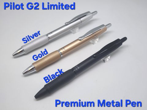Pilot G2 Limited Premium Metal Gel Pen – LuckyTulis