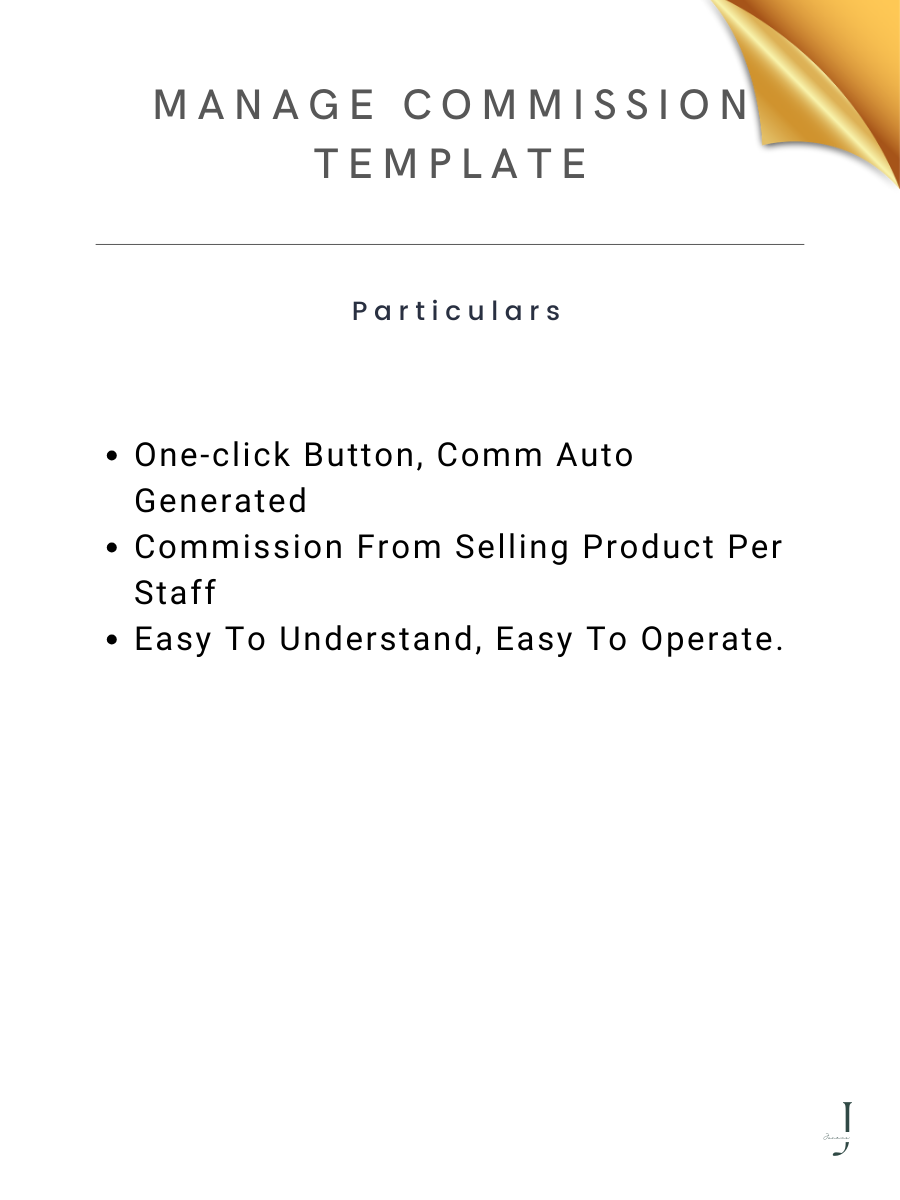 Manage Commission Template – June.co
