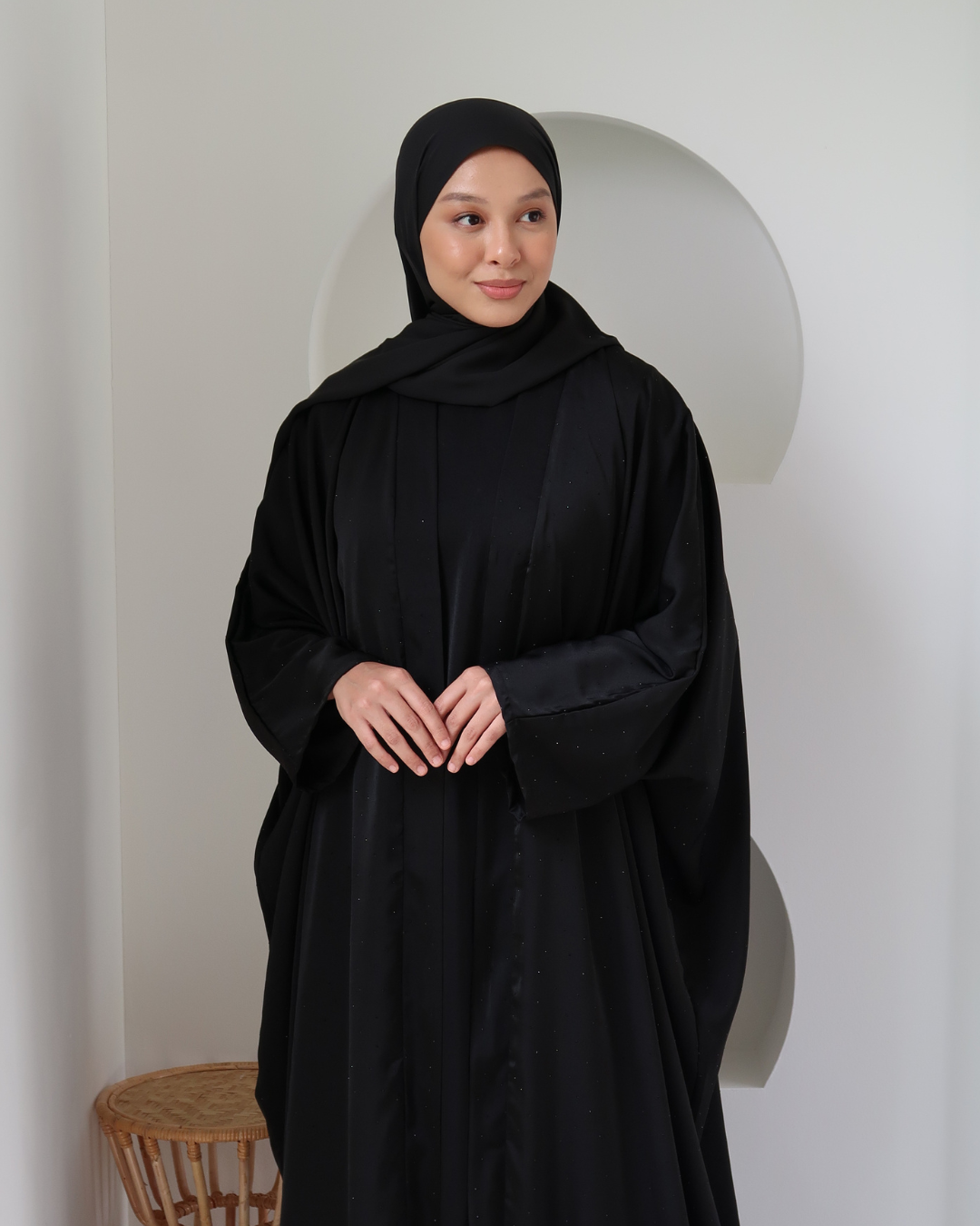 Nour Abaya in Black – Love, Tahanee.