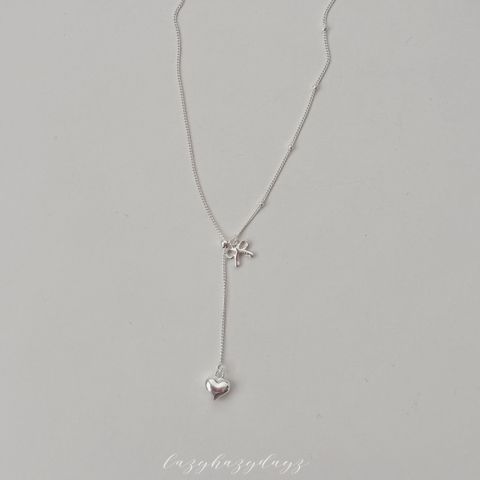 BowHeart Pull Chain Necklace – Lazyhazydayz