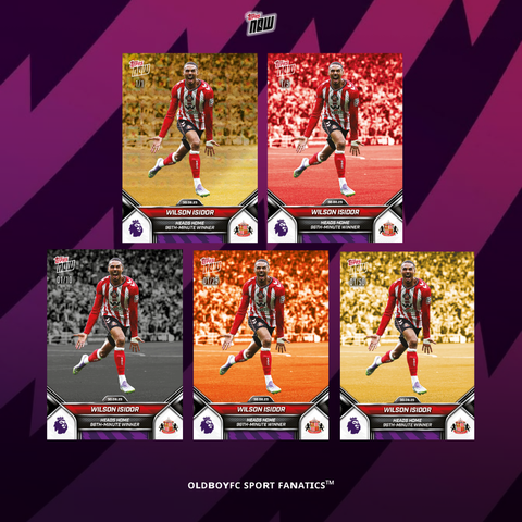 【Topps Now】Wilson Isidor 25/26 英超 #13 – OLDBOY.FC｜正版足球球衣販售 & 球衣燙印