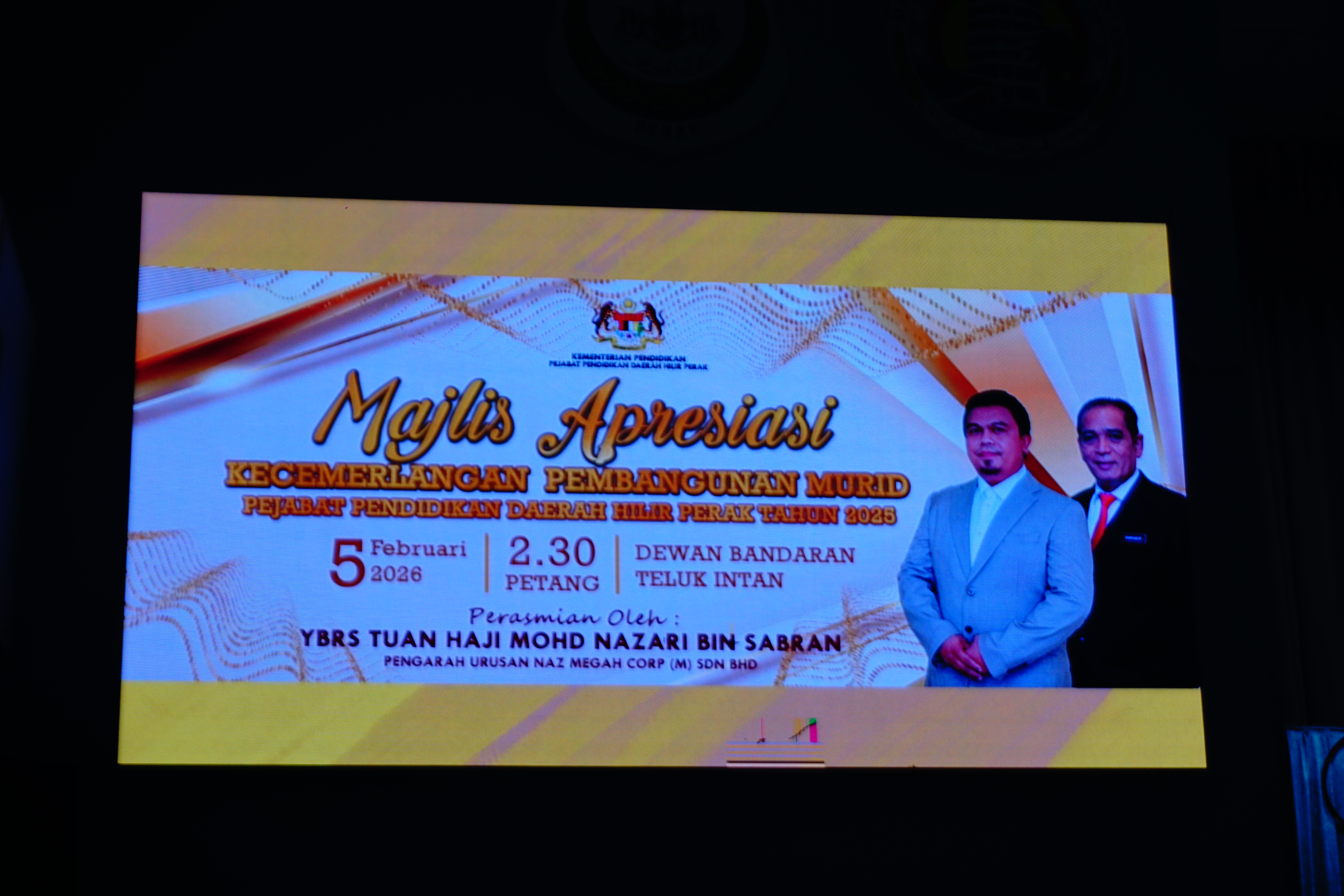 Majlis Apresisasi Kecemerlangan Pembangunan Murid PPD Hilir Perak Tahun ...