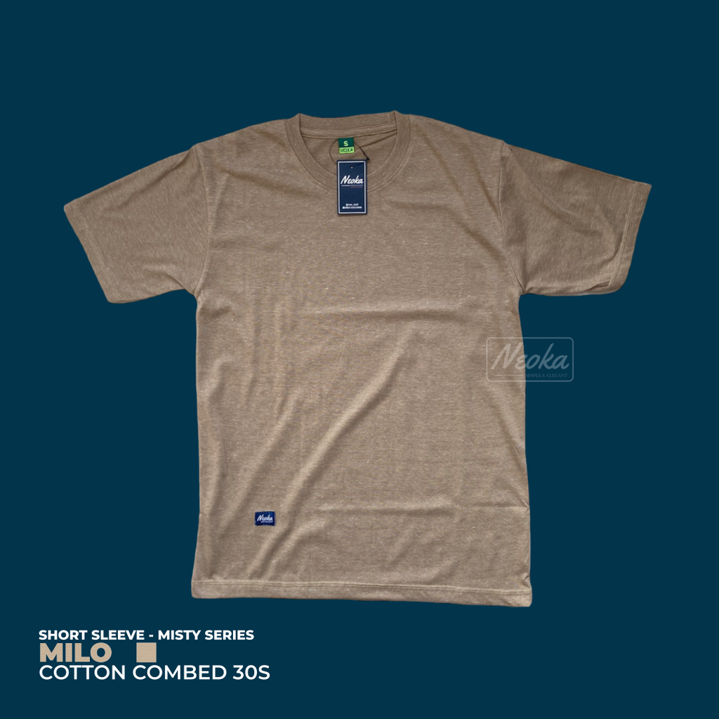 NEOKA Kaos Polos Dewasa Unisex Lengan Pendek Cotton Combed 30s - 3