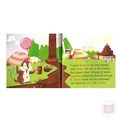 Woodpecker Phonics Readers Choco Chipmunk Loves Chocolate (Key sound ...