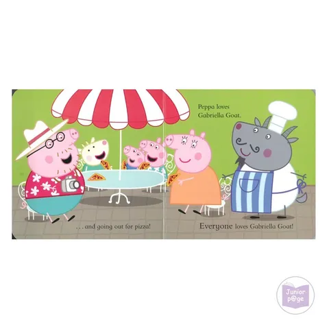 Peppa Pig Story Book: Peppa's Family And Friends -Gabriella Goat (Board ...