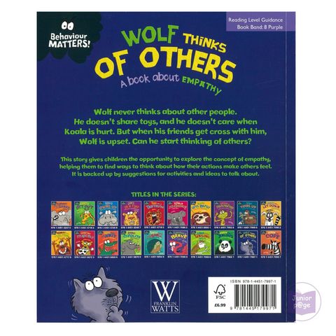 Behaviour Matters: Wolf Thinks of Others - A book about empathy ...