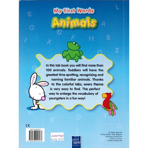 My First Words - Animals – Junior Page