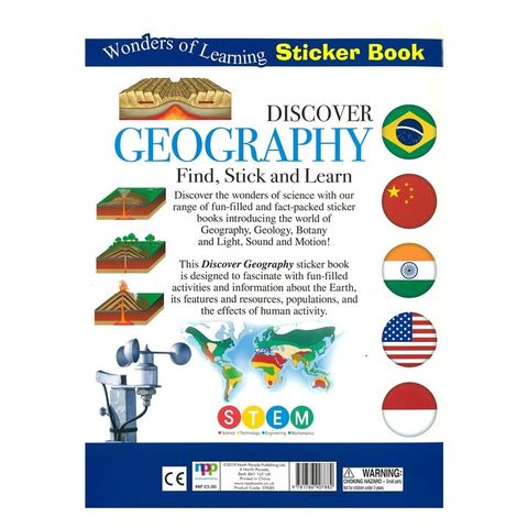 WOL Sticker Book Geography – Junior Page