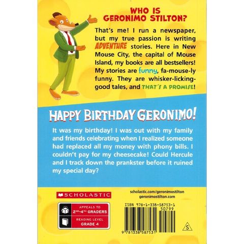 Geronimo Stilton #74 Happy Birthday Geronimo – Junior Page