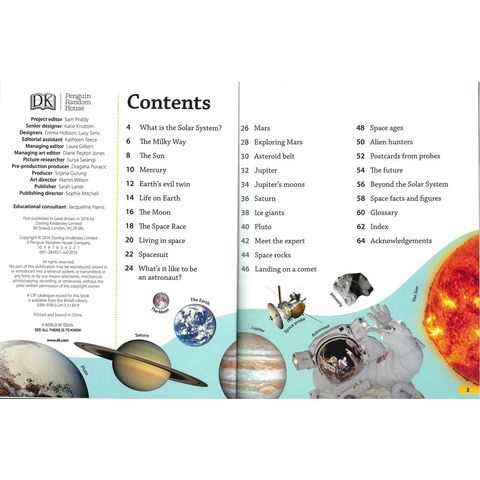 DK Findout Solar System (with poster) – Junior Page