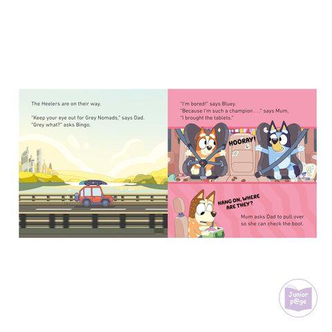 Bluey: Road Trip Board book – Junior Page