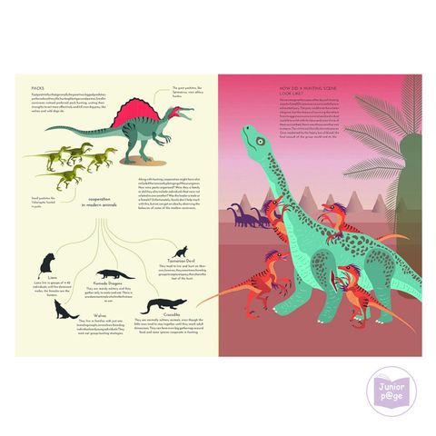 Dinosaurs Explorers Infograp Discovering Hardcover – Junior Page