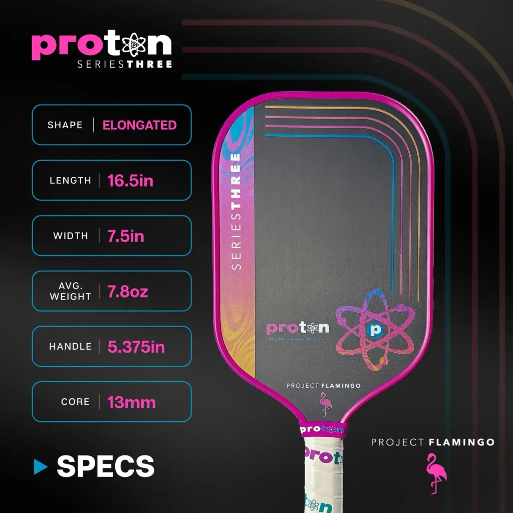 Proton Series Three- Project Flamingo 13mm – Mypickleball Sdn Bhd