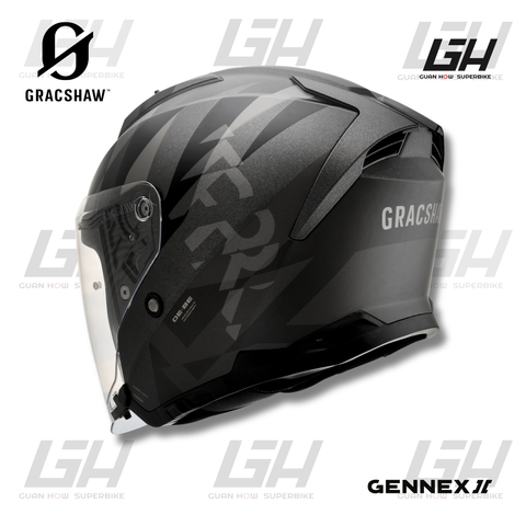 Gracshaw Gennex II Circuit - Flat Black Sparkle Grey (Matt) – Guan How ...
