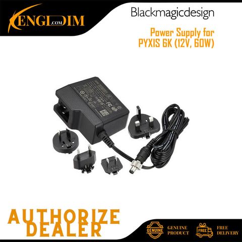 Blackmagic Design Power Supply for PYXIS 6K (12V, 60W) – KENGDIM