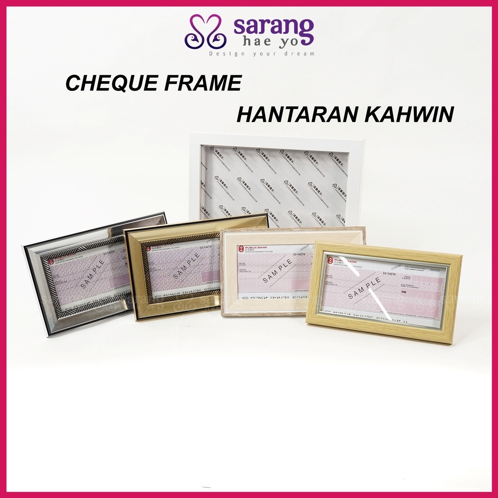 ⚡️READY STOCK⚡️ CHEQUE FRAME HANTARAN KAHWIN / WOOD CHEQUE FRAME ...