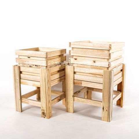 Vase Pasu Bunga Kayu Pallet Wood – Sarang Hae Yo