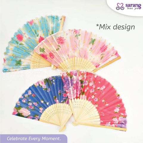 Kipas Bunga | Doorgift Floral Fan [GSV-614D] – Sarang Hae Yo