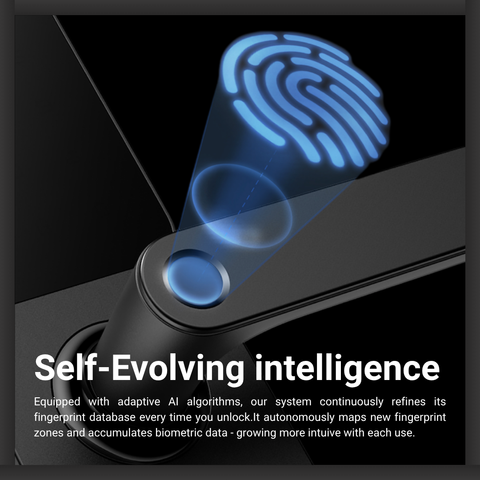 Lockin X9 - AI Fingerprint Recognition System Smart Lock – New Dream ...